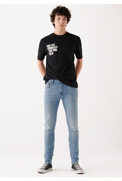 James Açık Yırtıklı Mavi Premium Jean Pantolon James Açık Yırtıklı Mavi Premium Jean Pantolon