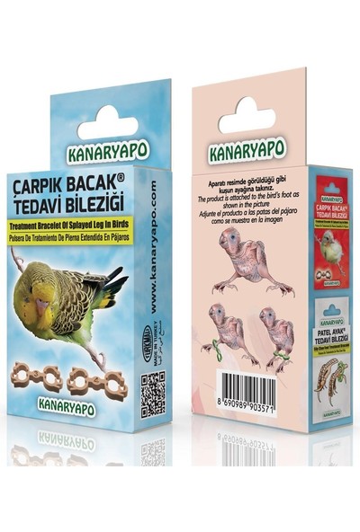 Çarpık Bacak Tedav. Bileziği (Muhabbet Kuşları) Çarpık Bacak Tedav. Bileziği (Muhabbet Kuşları)
