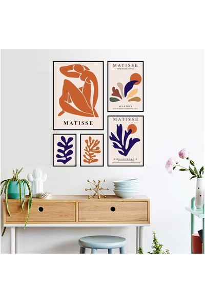 Renti Matısse 003 Çerçeve Görünümlü Tablo Set