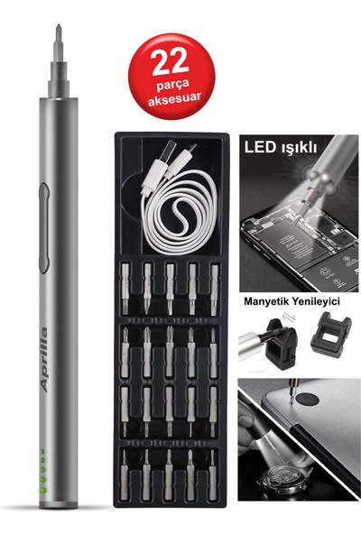 Aprilla AHD-3520 Şarjlı Vidalama Seti Aprilla AHD-3520 Şarjlı Vidalama Seti