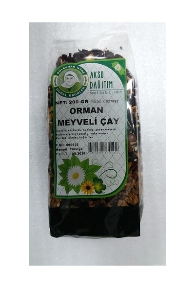 Gülbahar Nine Doğal Ürünler Orman Meyveli Çay 200 gr Gülbahar Nine Doğal Ürünler Orman Meyveli Çay 200 gr