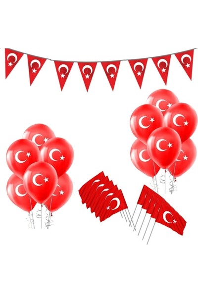 Çıtı Pıtı Store 29 Ekim Süslemeleri Bayram Set Parti Aksesuarları Çıtı Pıtı Store 29 Ekim Süslemeleri Bayram Set Parti Aksesuarları
