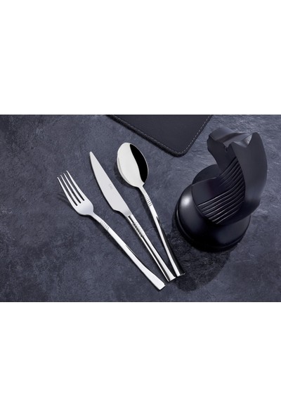 Taç Alesta 18 Parça Çatal Bıçak Kaşık Seti Taç Alesta 18 Parça Çatal Bıçak Kaşık Seti