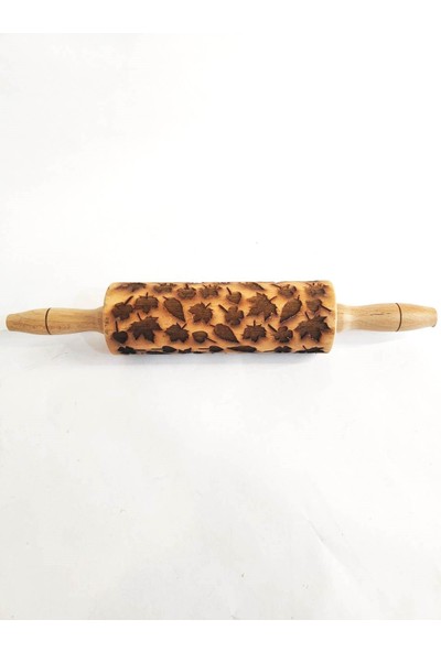 Şeker Portakalım Şeker Hamur Süsleme Kurabiye Bisküvi Kalıp Yaprak Desenli Döner Oklava Merdane Şeker Portakalım Şeker Hamur Süsleme Kurabiye Bisküvi Kalıp Yaprak Desenli Döner Oklava Merdane