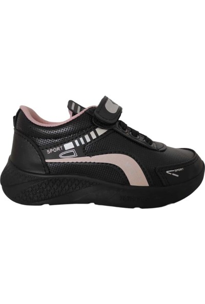 Hanlife Çocuk Spor Ayakkabı BK009 Siyah Pembe