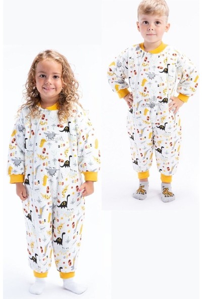 Miniko Kids Unisex Elyaf Dolgulu Desenli Pamuk Uyku Tulumu Miniko Kids Unisex Elyaf Dolgulu Desenli Pamuk Uyku Tulumu