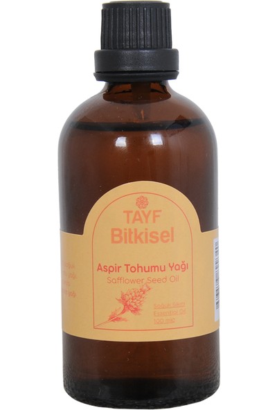 Tayf Bitkisel Soğuk Sıkım Aspir Yağı Saf 100 ml Tayf Bitkisel Soğuk Sıkım Aspir Yağı Saf 100 ml