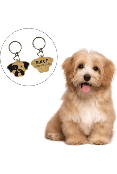 Hediye Postası Köpeğinize Özel Künye Model 1 Hediye Postası Köpeğinize Özel Künye Model 1