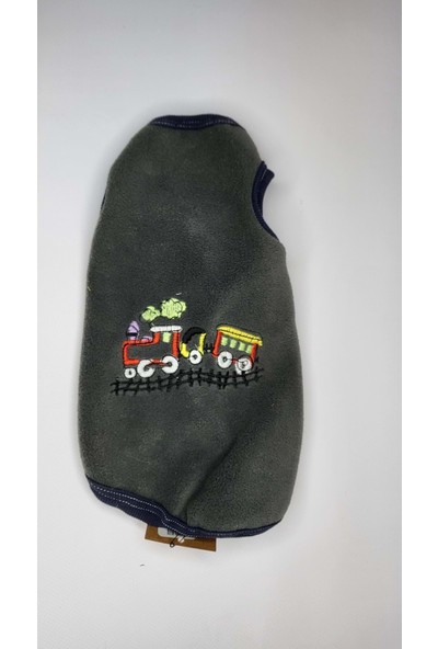 Chakie Pet Store Tren Baskılı Polar Sweetshirt Köpek Kıyafeti Small Chakie Pet Store Tren Baskılı Polar Sweetshirt Köpek Kıyafeti Small