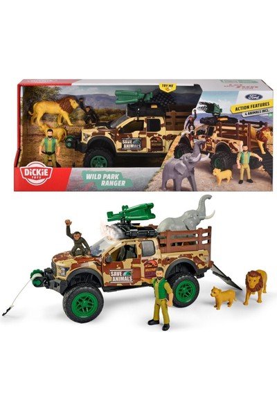 Dickie 203837016 Dickie, Wild Park Korucu Seti 25 cm Dickie 203837016 Dickie, Wild Park Korucu Seti 25 cm