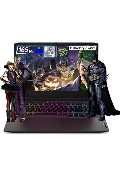 Lenovo Idepad Gaming 3 15IHU6 Intel Core I7 11370H 64GB 2tb SSD 4gb RTX3050 WINDOWS11HOME 165HZ Fhd Taşınabilir Bilgisayar 82K100CLTX24 Lenovo Idepad Gaming 3 15IHU6 Intel Core I7 11370H 64GB 2tb SSD 4gb RTX3050 WINDOWS11HOME 165HZ Fhd Taşınabilir Bilgisayar 82K100CLTX24