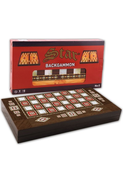 Star Polyester Sedef Tavla Orta Boy Star Polyester Sedef Tavla Orta Boy