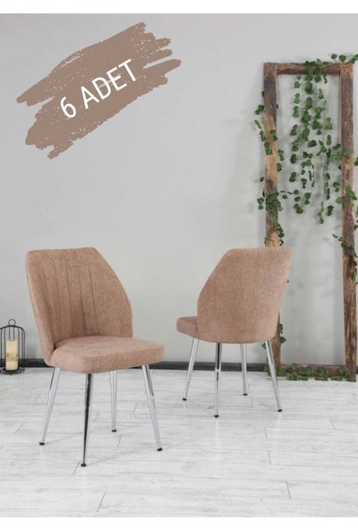 Nar Serisi 6 Adet Mutfak Sandalyesi