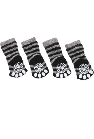 Pet Socks Kedi Köpek Çorabı Large 3.5 x 9 cm - Gri Pet Socks Kedi Köpek Çorabı Large 3.5 x 9 cm - Gri