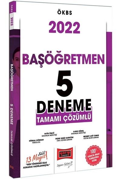 Yargı Yayınları 2022 Ökbs Başöğretmen Tamamı Çözümlü 5 Deneme Sınavı Yargı Yayınları 2022 Ökbs Başöğretmen Tamamı Çözümlü 5 Deneme Sınavı