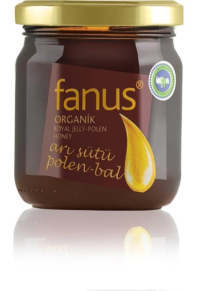 Fanus Organik Arı Sütü Polen Bal Karışımı 240 gr