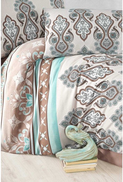 Mulberry Tek Kişilik 4 Parça Nevresim Takımı 160 x 220 cm KREM