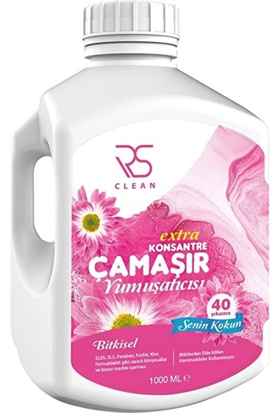 Rs Clean Extra Konsantre Çamaşır Yumuşatıcısı - 1000 ml Rs Clean Extra Konsantre Çamaşır Yumuşatıcısı - 1000 ml