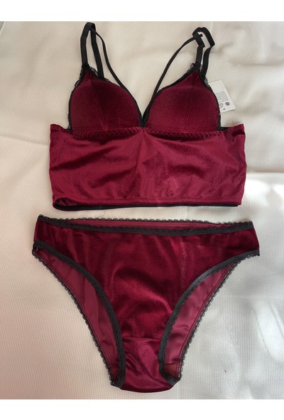 Necom Kadife Bralet Sütyen Takım Necom Kadife Bralet Sütyen Takım