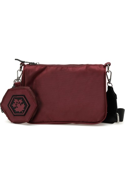 Lumberjack Tex Bzk Cprz 2pr Bordo Kadın Çapraz Çanta