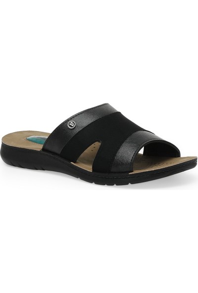 Polaris 604167.M2PR Siyah Erkek Terlik