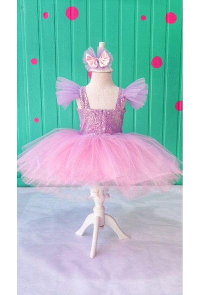 PANO KİDS Rapunzel Kostümü Kısa Model Elbise PANO KİDS Rapunzel Kostümü Kısa Model Elbise