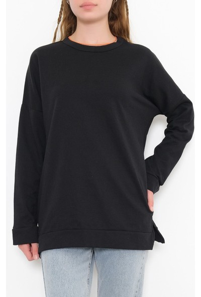Iki Iplik Tunik Sweat Siyah - 9885.1567. Iki Iplik Tunik Sweat Siyah - 9885.1567.