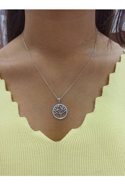 Simge 925 Ayar Gümüş Kolye