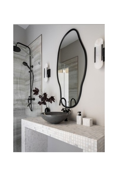 Asimetrik 75X40 Konsol, Dresuar, Tuvalet Aynası. 1.kalite Şişecam Ayna Asimetrik 75X40 Konsol, Dresuar, Tuvalet Aynası. 1.kalite Şişecam Ayna