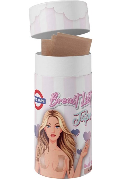 Boss Tape Göğüs Dikleştirme Şekillendirme Bandı C Cup 8 Adet 10CMX30CM