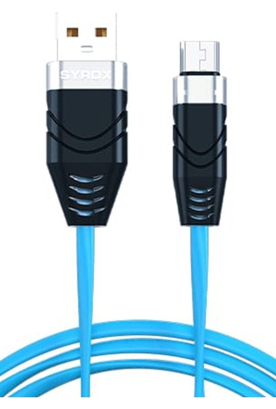 Syrox Oppo A15S Şarj Kablosu Micro USB 2.0A 1.1 m - SYR-C99-M