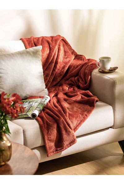 Mulberry Kiremit Wellsoft Çift Kişilik Tv Battaniye Yatak Örtüsü 200X220 Mulberry Kiremit Wellsoft Çift Kişilik Tv Battaniye Yatak Örtüsü 200X220