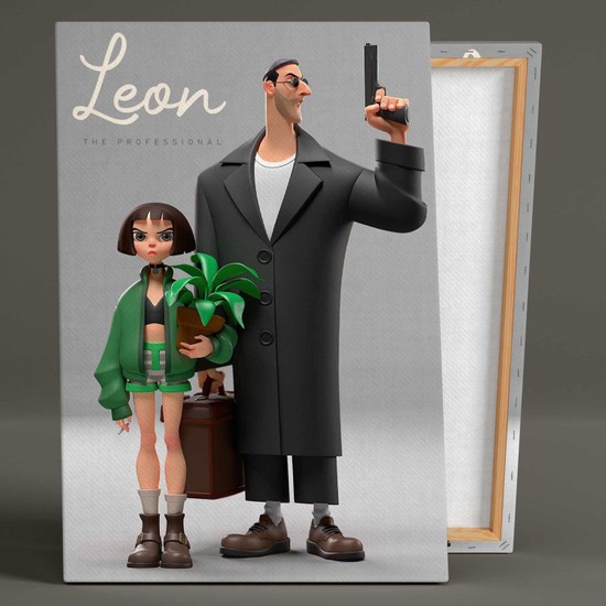 SML Tablo Leon The Professıonal Filmi Sevginin Gücü Leon ve Fiyatı