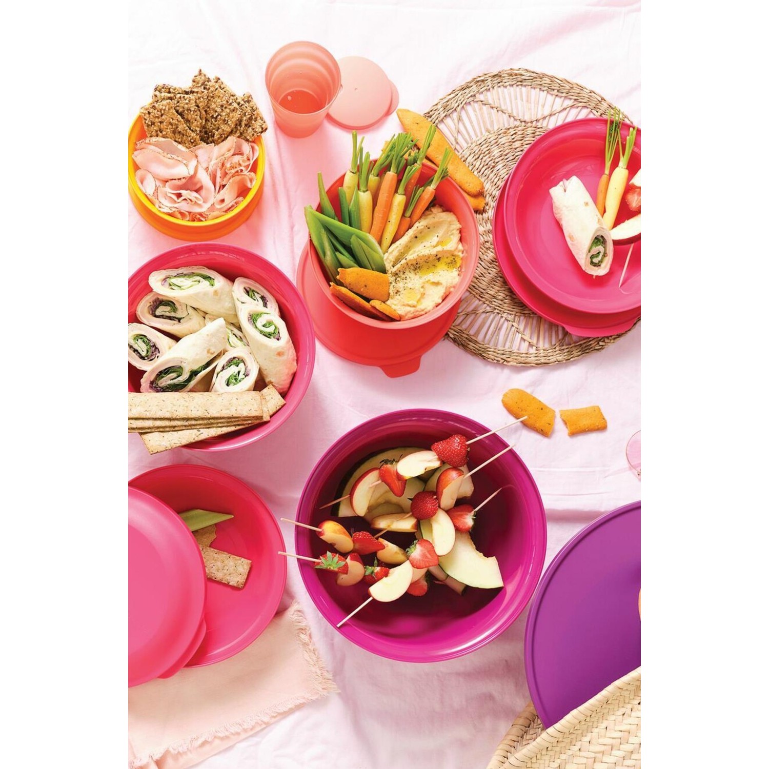 Tupperware Aloha Kap 4'lü Set 450 ml- 1 Lt- 2Lt- 4 Lt Fiyatı
