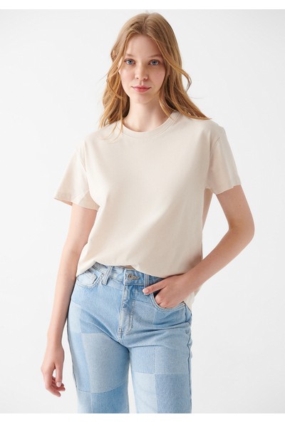 Mavi Gri Basic Tişört