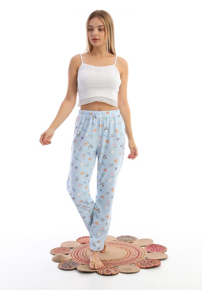 Arvin Pijama kadın Baskılı Termal Pijama Altı