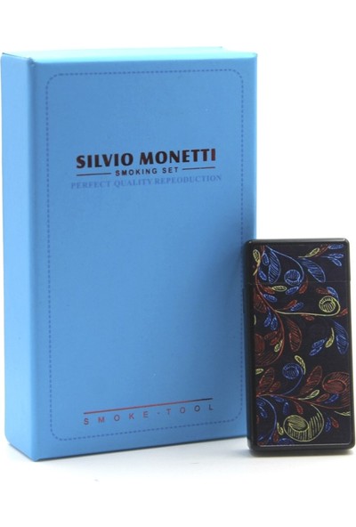 Alsepeteavm Silvio Monetti Siyah Desenli Gazlı Çakmak Alsepeteavm Silvio Monetti Siyah Desenli Gazlı Çakmak
