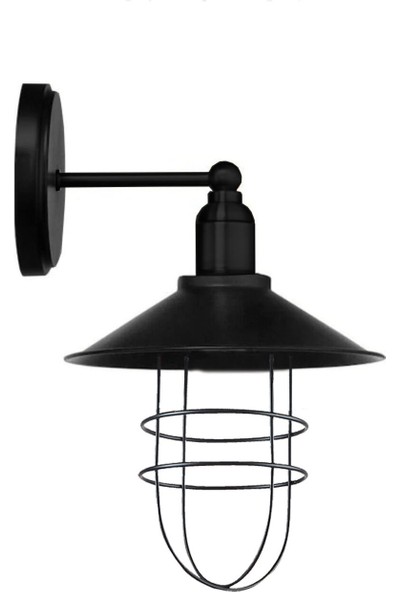 Ömür Avize Trellis Tekli Modern Siyah Aplik Ömür Avize Trellis Tekli Modern Siyah Aplik