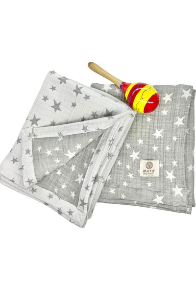 Mayu Baby Collection Çift Taraflı Kullanıma Uygun 4 Katlı Müslin Battaniye Mayu Baby Collection Çift Taraflı Kullanıma Uygun 4 Katlı Müslin Battaniye