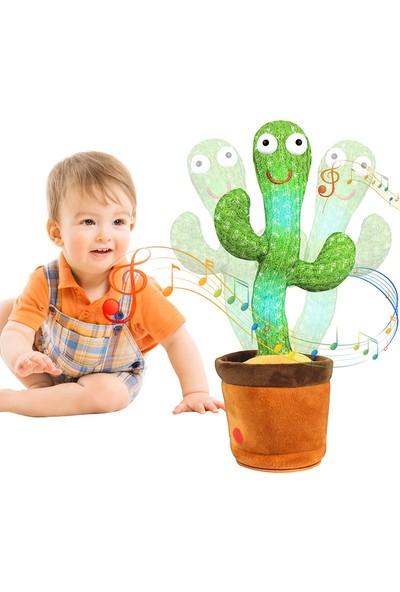 Lisinya Dans Eden Kaktüs Müzikli Işıklı Saksı Peluş Oyuncak Cactus Lisinya Dans Eden Kaktüs Müzikli Işıklı Saksı Peluş Oyuncak Cactus