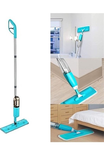 Lisinya Döner Başlıklı Spreyli Mop Parke Ahşap Fayans Temizleyici Su Hazneli Sihirli Paspas Lisinya Döner Başlıklı Spreyli Mop Parke Ahşap Fayans Temizleyici Su Hazneli Sihirli Paspas