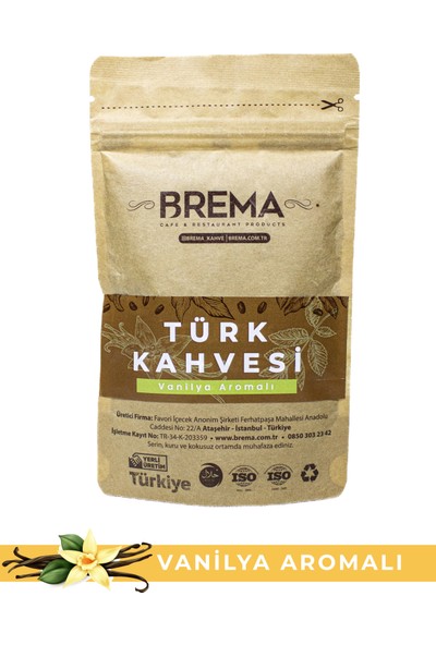 Brema Vanilya Aromalı Türk Kahvesi 100 Gr.