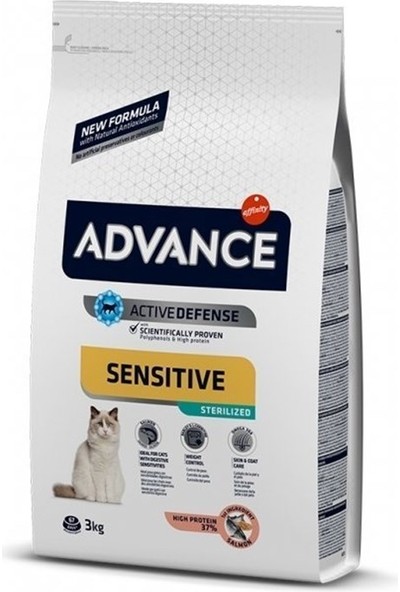 Advance Cat Sterılızed Salmon Sensıtıve 3 kg