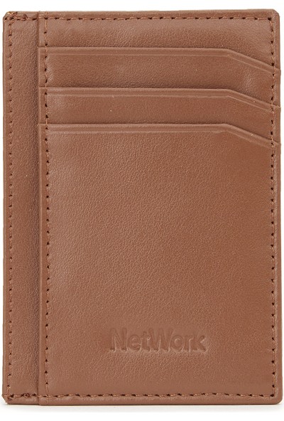 Network Taba Erkek Deri Kartlık Network Taba Erkek Deri Kartlık