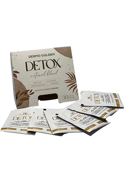 Dermo Golden Bitkisel Fit Olma ve Sağlık Çayı Iı Bir Ayda +5 Kilo Verme Iı 30 Hazır Paket