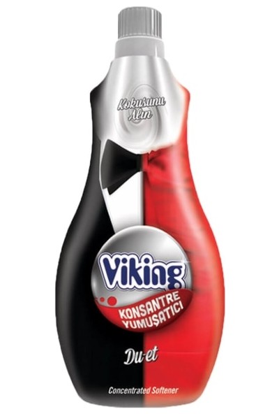 Viking Konsantre Yumuşatıcı Duet Siyah-Kırmızı 1440 gr x 6 Adet Viking Konsantre Yumuşatıcı Duet Siyah-Kırmızı 1440 gr x 6 Adet
