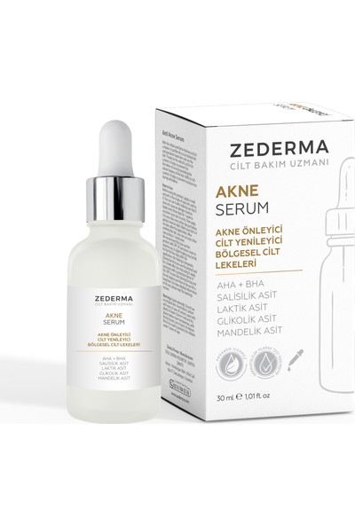 Zederma Akne Serum & Akne Karşıtı & Cilt Yenileyici & Siyah Nokta Karşıtı & Bölgesel Cilt Lekeleri Zederma Akne Serum & Akne Karşıtı & Cilt Yenileyici & Siyah Nokta Karşıtı & Bölgesel Cilt Lekeleri