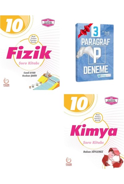 Palme Yayıncılık 10. Sınıf Fizik Kimya Soru Bankası Palme Yayıncılık 10. Sınıf Fizik Kimya Soru Bankası
