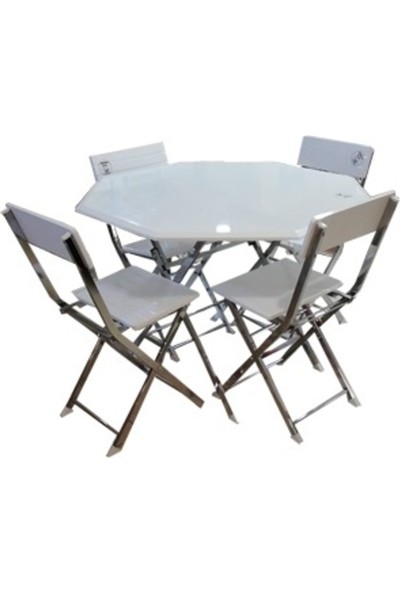 Palermo 8 Köşe Katlanır Mebran Masa 100X100 Palermo 8 Köşe Katlanır Mebran Masa 100X100