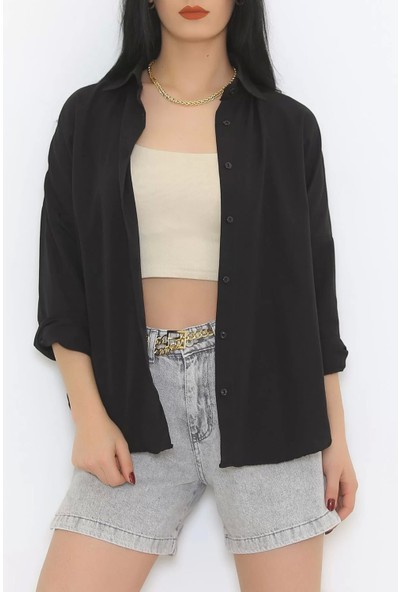 Serçe Shop Salaş Gömlek Siyah - 293.1247. Serçe Shop Salaş Gömlek Siyah - 293.1247.